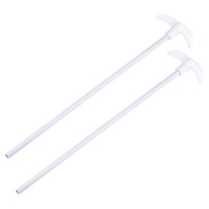 meccanixity ptfe electric stirring rod 300mm length overhead stirrer mixer shaft with foldable paddle for lab 2pcs