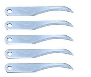 smb #104 precision 3/4" concave curved carving blades (5/25/100/300) (25)