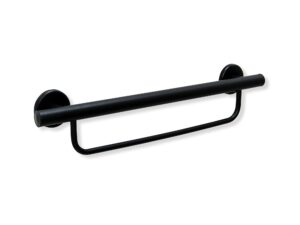 bathroom grab bar towel rack for bathtub shower kitchen/304 stainless steel/matte black/ 24" x 5"