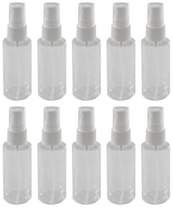 apak goods 10-2 oz clear pet bottle with white fine mist sprayer