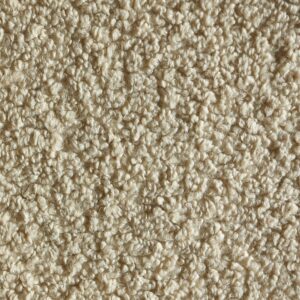 55" wide boucle upholstery plush chenille fabric ecru color by the yard