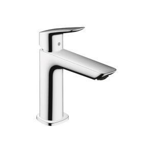 hansgrohe logis fine modern 1-handle 1-hole 7-inch tall bathroom sink faucet in chrome, 71253001