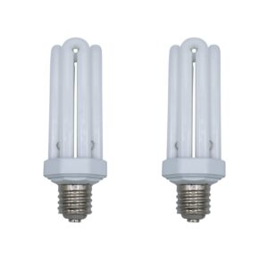 lumenivo 65w cfl bulb e39 mogul base fluorescent bulb incandescent 300w equivalent cfl quad tube 4u 65w for security lighting fixtures - 6500k daylight - 1 pack