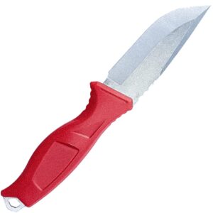 fortool 48-22-1926 fixed blade knife for milwaukee 4 in. stainless steel cutting tool with belt clip