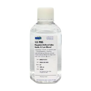 1x pbs (phosphate buffered saline), ph 7.4 - molecular biology grade - rnase/dnase free, sterile filtered - 500 ml