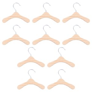 totority clothes hangers 10pcs clothes hanger dog clothes hanger wood hanger dog clothes rack clothes hanger home pet costume miniature item rack hanger wooden hangers