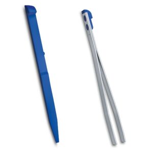 victorinox colour toothpick + tweezers spares for large 91mm swiss army knife (blue)