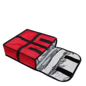 chargenyang insulated pizza takeout bagkeep warmmoisture barrier bag reusable takeout pizza bag 13x 13x 4.3 inches