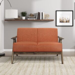 lexicon montana living room loveseat, orange