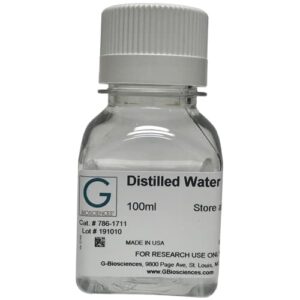 distilled water, 100ml