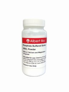 phosphate buffered saline (pbs), 100 g. for convenient preparation of 10 l of 1x pbs buffer at ph 7.4 (±0.1). ready to be dissolved. low endotoxin and negative for mycoplasma. made in usa.