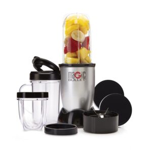 magic bullet 11-piece set, stainless steel, food blender