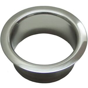 3 x 1.5 in. polished trash grommet, stainless steel