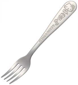 skater fs1c-a sanrio stainless steel fork for adults engraved hello kitty