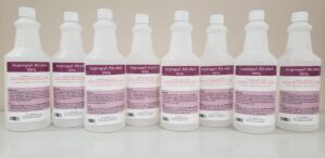 isopropyl alcohol 99% - 2 gallons packed in 32 oz bottles