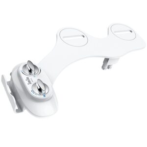 imio bd158 non-electric bidet attachment adjustable water pressure and self cleaning nozzle