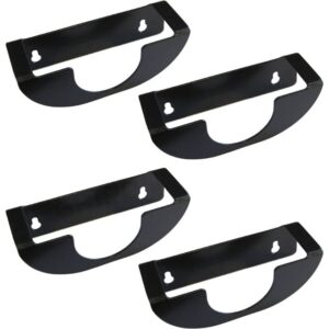 (pack of 4) black angle grinder holder tool wall mount bracket for 5inch grinder