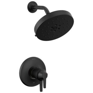 delta faucet t17t271-bl galeon tub/shower, matte black