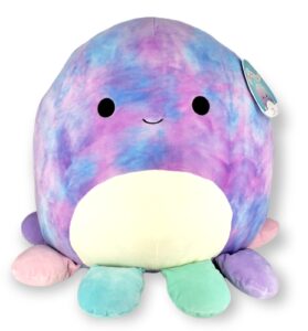 squishmallow kellytoy - mary the octopus - super soft plush stuffed toy animal pillow pal buddy birthday valentines gift - 8 inches