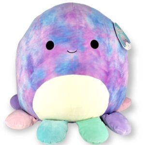 SQUISHMALLOW KellyToy - Mary The Octopus - Super Soft Plush Stuffed Toy Animal Pillow Pal Buddy Birthday Valentines Gift - 8 inches