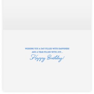 The Gallery Collection, 1 Count Card Pack, Birthday Card with Pearl Lined Envelope (Birthday Bliss)