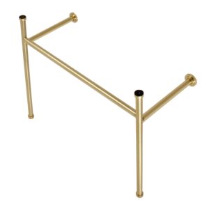 fauceture vpb39177 hartford stainless steel console sink legs, brushed brass