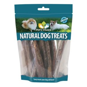 pet's choice premium bully sticks, 6", 12pk, brown (cw6-pz12)