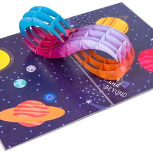 PopLife Love You to Infinity 3D Pop Up Card - Birthday, Just Because, Mother's Day, Father's Day, Graduation, Valentine’s Day - for Her, Him, for Husband, for Wife, for Son, for Daughter, for Mom, Dad