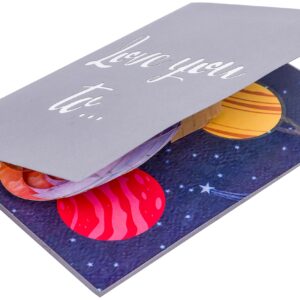 PopLife Love You to Infinity 3D Pop Up Card - Birthday, Just Because, Mother's Day, Father's Day, Graduation, Valentine’s Day - for Her, Him, for Husband, for Wife, for Son, for Daughter, for Mom, Dad