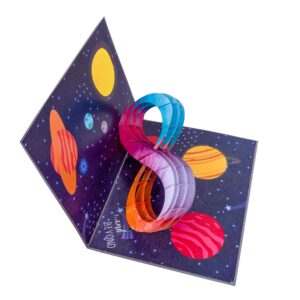 PopLife Love You to Infinity 3D Pop Up Card - Birthday, Just Because, Mother's Day, Father's Day, Graduation, Valentine’s Day - for Her, Him, for Husband, for Wife, for Son, for Daughter, for Mom, Dad