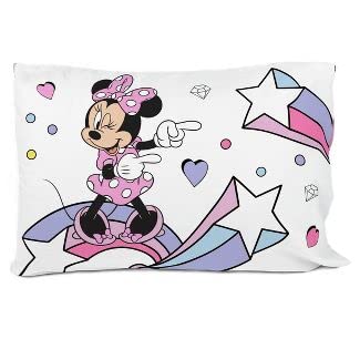 Minnie Mouse Laugh More Reversible Standard Pillowcase