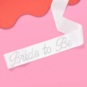 xo, Fetti Rhinestone Bride To Be Sash | Bachelorette Party Decorations, Bridal Shower Gift, Bridesmaid Favors