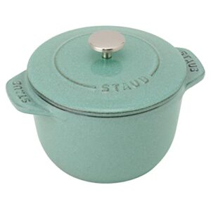 staub la cocotte de gohan 40508-417 la cocotte de gohan sage green s 40508-417 rice pot, 1 piece of rice cooker, cast iron pot, rice cooker with serial number