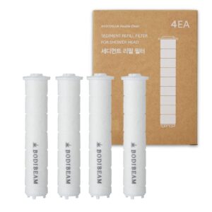 [4-pack] sediment filter for shower head, nsf certified, good for dry skin and hair