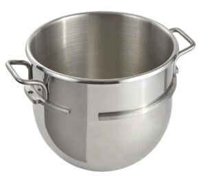 20 quart stainless steel mixing bowl, commercial mixing bowl, fits select hobart mixers