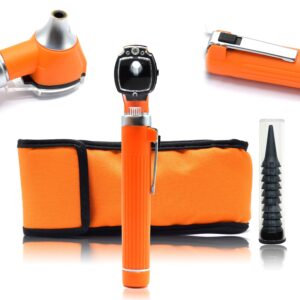 odontomed2011 - otoscope 'mini for educational and personal use - ideal for medical and nurse students, paramedics, emt and personal use… (orange)