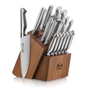 cangshan sanford series 1027051 german steel 17-piece knife block set