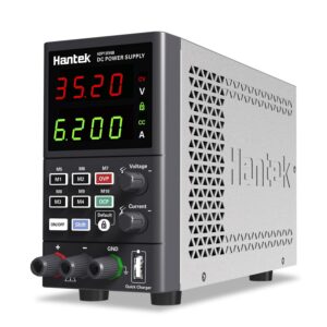 hantek dc power supply variable,35v 6a 4 digit display voltage and current adjustable switching regulated bench power supply with memory 10 groups (35v-6a-4 digital display)