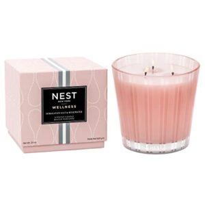 nest new york himalayan salt & rosewater scented 3-wick candle