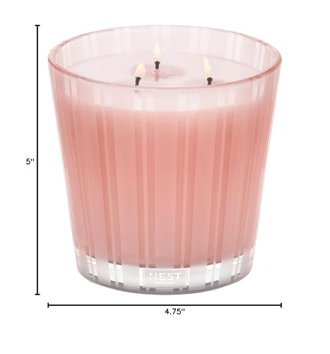 NEST New York Himalayan Salt & Rosewater Scented 3-Wick Candle