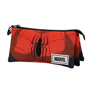 spiderman suit-eco triple pencil case, red, red, red, red, modern