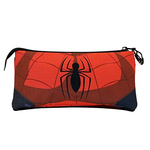 Spiderman Suit-ECO Triple Pencil Case, Red, Red, Red, Red, Modern