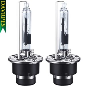 davrpes d4s 35w xenon headlight hid bulbs 6000k cool white 66440 42402 42402wx replacement - pack of 2