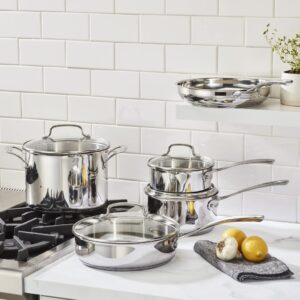 cuisinart 87p-9 home gourmet stainless steel 9-pc set,silver