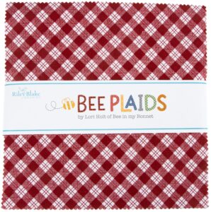 lori holt bee plaids 10" stacker 42 10-inch squares layer cake riley blake designs 10-12020-42