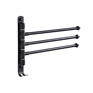 buncc multifunction towel bar swing towel holder swivel towel rail hardware stainless steel towel rack bath rack wall mounted towel rack holder for kitchen bathroom toilet