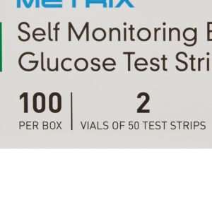 McKesson TRUE METRIX Self-Monitoring Blood Glucose Test Strips - Supplies for Diabetes Self Monitor Systems, 100 Strips, 6 Packs, 600 Total