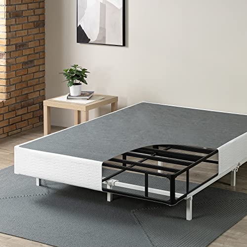 ZINUS 9 Inch Metal Smart Box Spring with Quick Assembly, Mattress Foundation, Strong Metal Frame, Easy Assembly, Queen