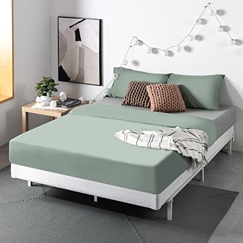 ZINUS 5 Inch Metal Smart Box Spring with Quick Assembly, Mattress Foundation, Strong Metal Frame, Easy Assembly, Queen