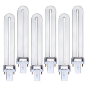 amgolibi 6 pack compatible with dynatrap 21050 replacement bulb 9w light for dt3009, dt3019 dt3039 6.5 inch length